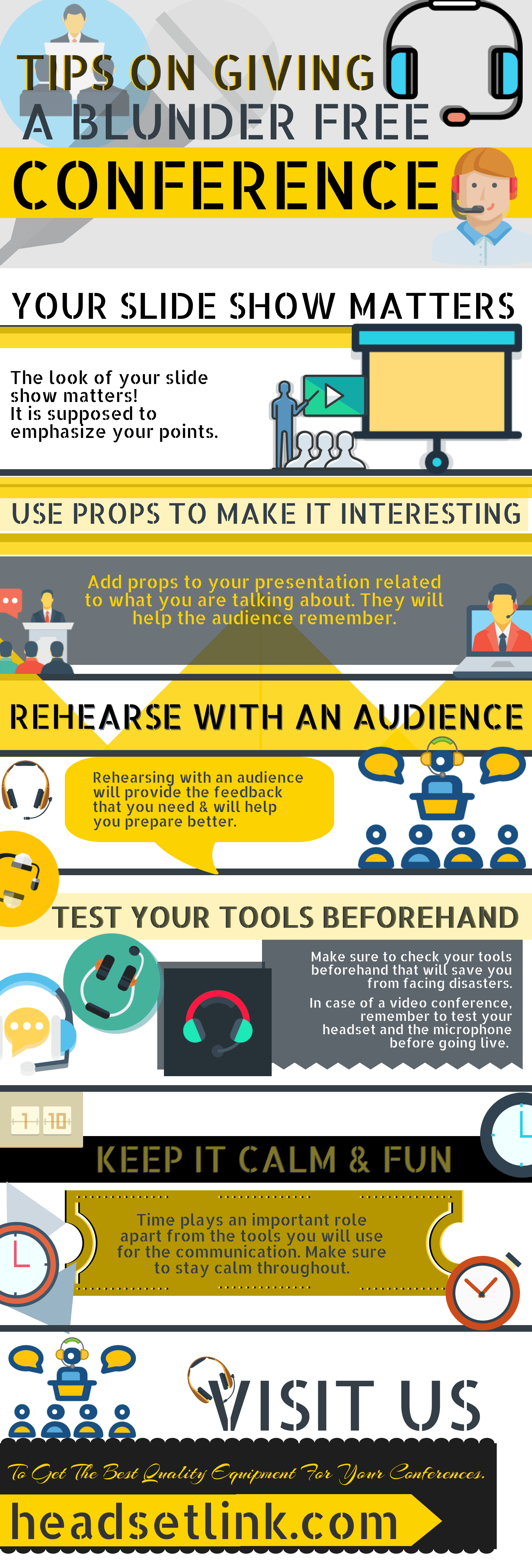 Tips on Giving A Blunder Free Conference [ Infographic ] - VDO ...