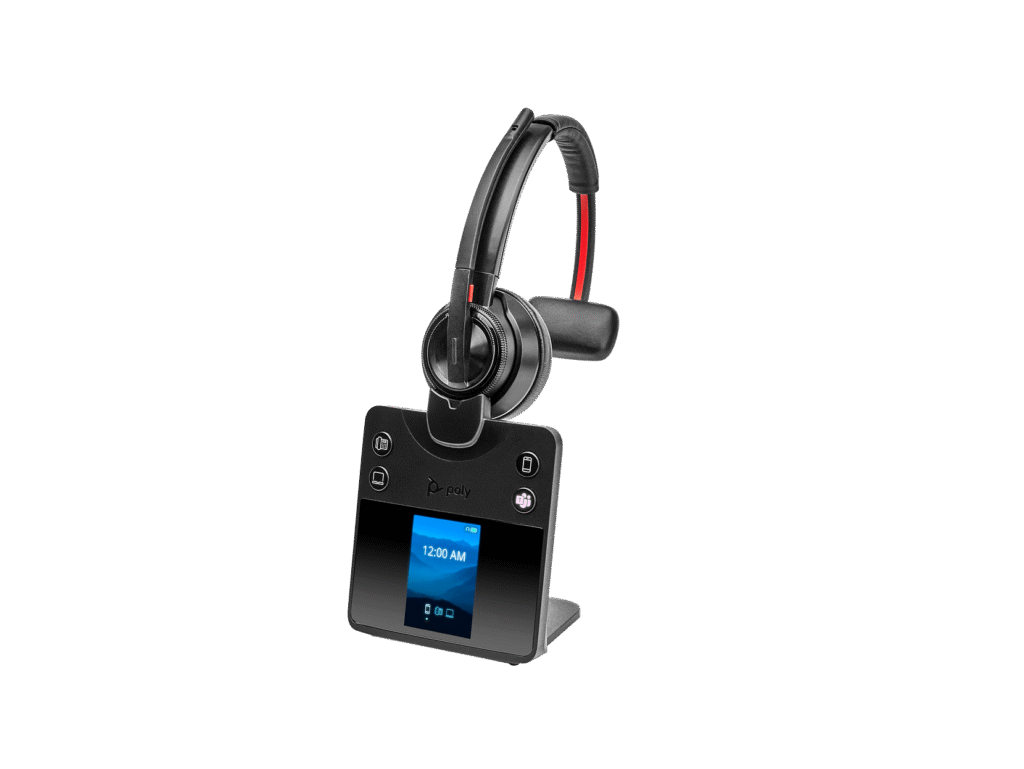 Poly Savi 7410 Office Wireless DECT Headset Microsoft Teams (Poly ...