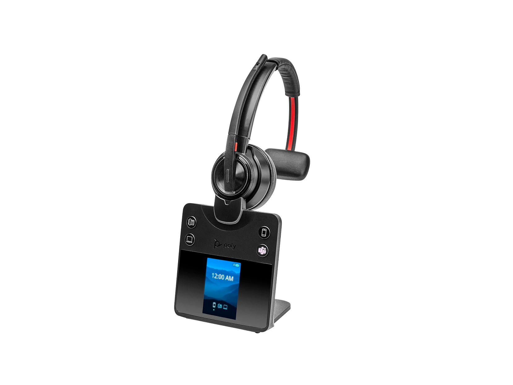 Poly Savi 7410 Office Wireless DECT Headset Microsoft Teams (Poly ...